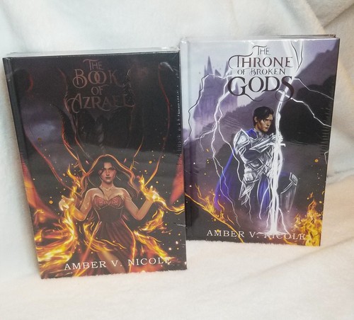Signed Amber V Nicole The Book of Azrael Moonlight Book Box. Fairyloot ...