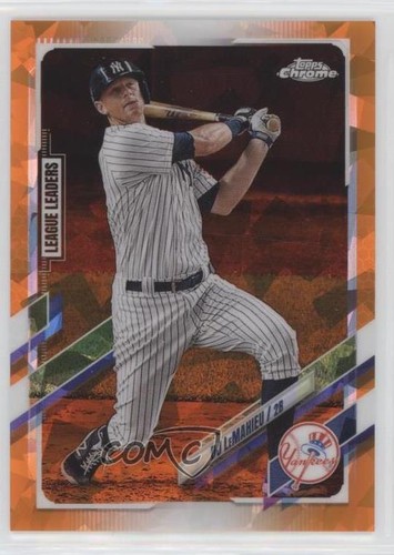 2021 Topps Chrome Sapphire Edition League Leaders Orange /25 DJ ...