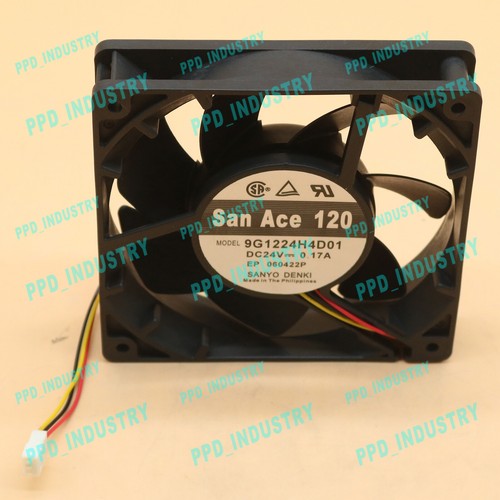 1PCS 9G1224H4D01 DC 24V 0.17A New For SANYO 12CM 3 PIN FAN Free ...