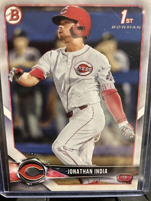 Jonathan India baseball card 2018 Topps Bowman 1st #BD112 Reds rookie ...