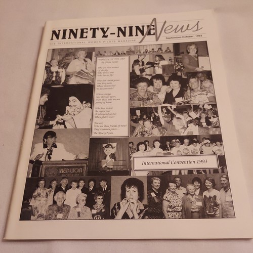 1993 September/Oct. Ninety-Nine News International Women Pilot Magazine ...