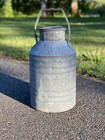 Vintage Shell 5 Gallon Liquid Rare Embossed Galvanized Oil Can & Lid ...