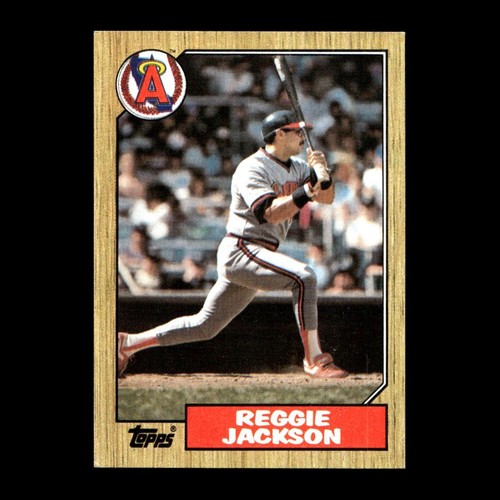 Reggie Jackson 1987 Topps California Angels #300 R313J 12 | eBay