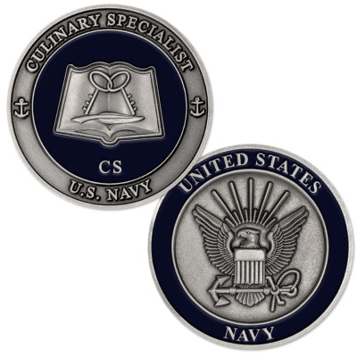 NEW U.S. Navy Culinary Specialist (CS) Challenge Coin. | eBay