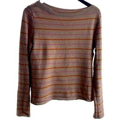 AEFFE spa wool/cashmere blend boatneck striped sweater. Large | eBay