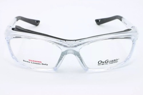 NEW ON GUARD OG 220S CLR 2306 CLEAR SAFETY AUTHENTIC FRAMES EYEGLASSES ...