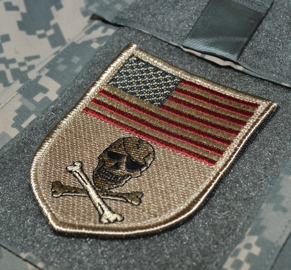 JSOC SEAL SPECIAL WARFARE ODA JTF OPERATOR vêlkrö PATCH: US FLAG RED ...