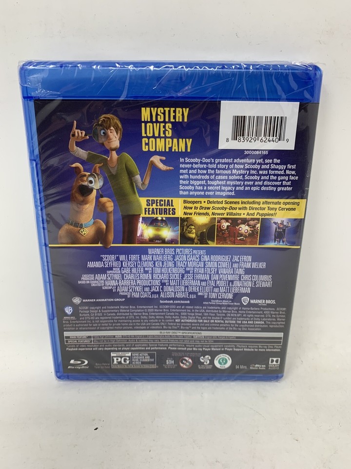 SCOOB! Blu-ray + Digital 883929624409| eBay