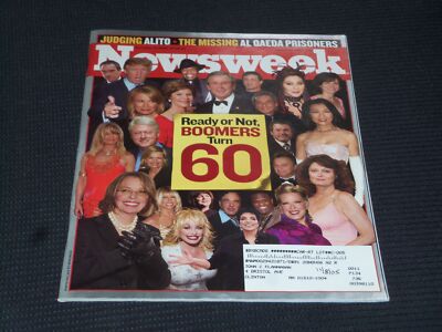 2005 NOVEMBER 14 NEWSWEEK MAGAZINE - BOOMERS TURN 60 FRONT COVER - L ...