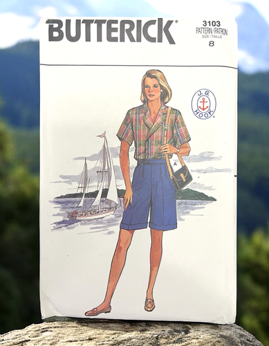 Butterick Pattern 3103 J.G. Hook Sz 8 Bermuda Shorts Shirt Pants Preppy ...