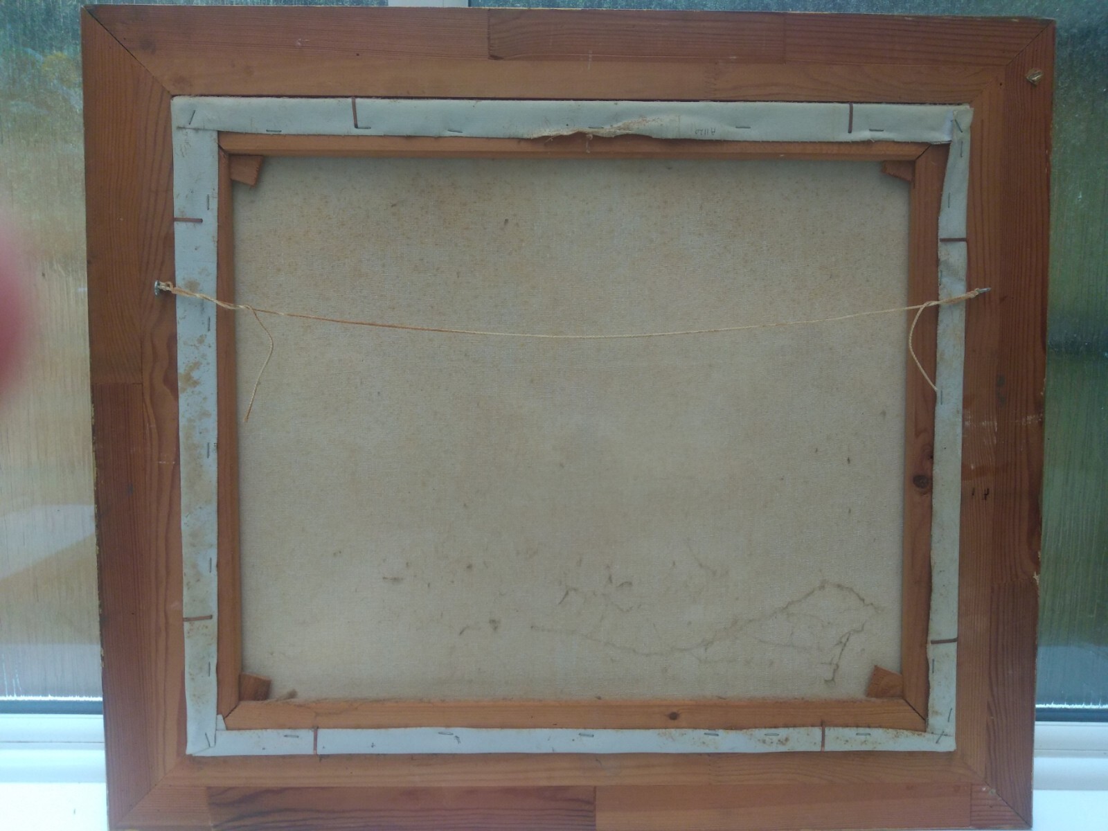 P. Wilson Oil Canvas Art Painting Wooden Frame Signed | eBay UK