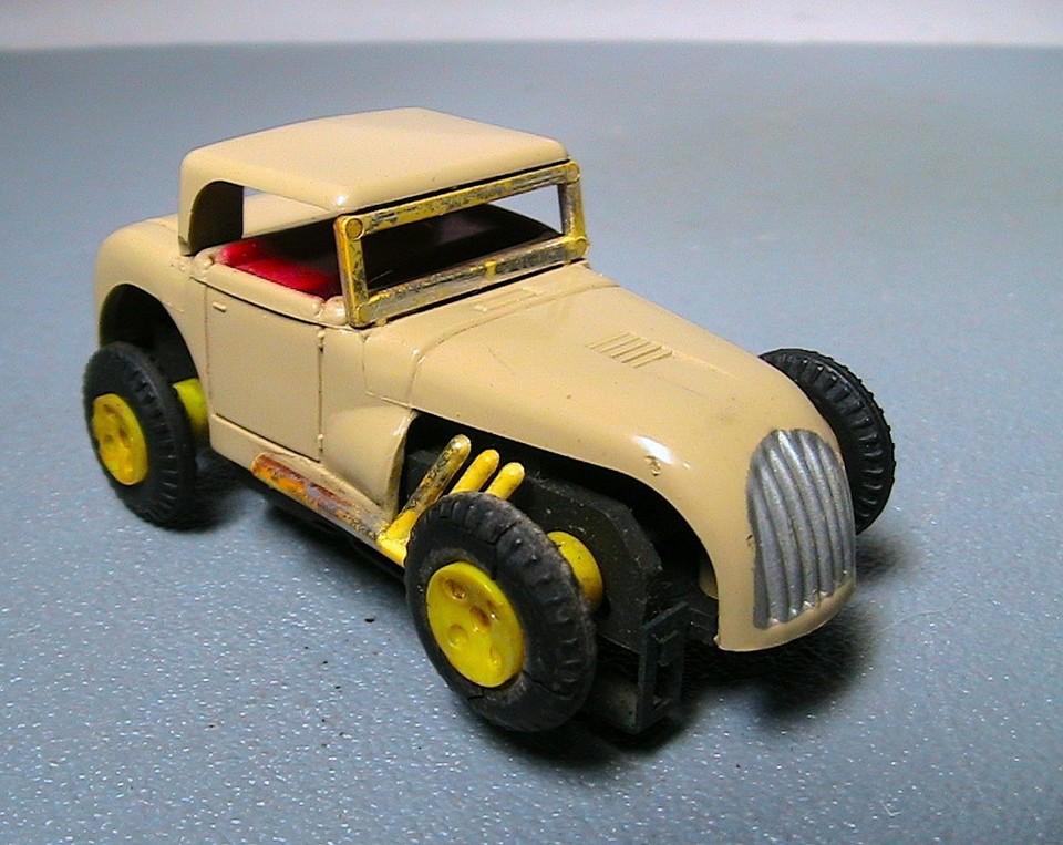 Original Owner Aurora Tan Hot Rod Thunderjet HO Slot Car | eBay
