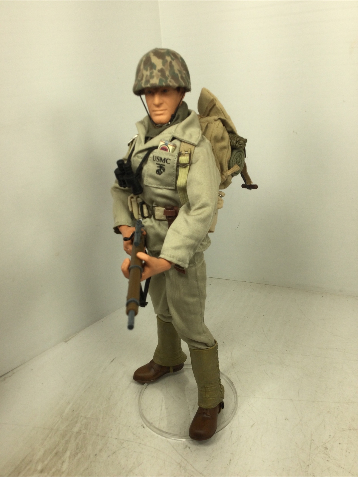 1/6 HASBRO GI JOE WW2 USMC MARINE SNIPER 1903 SPRINGFIELD + CIG’S ...