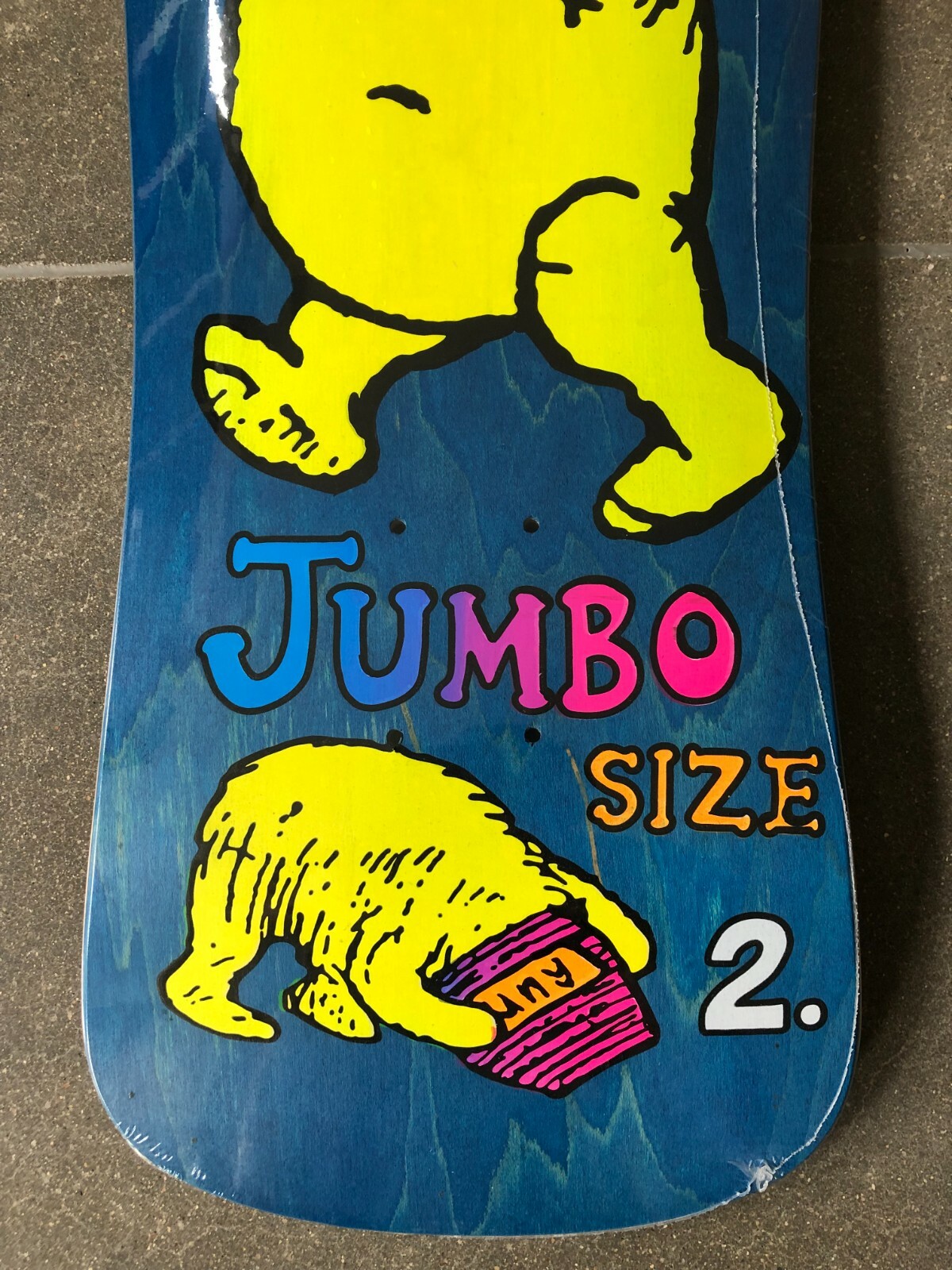 SMA Steve Rocco II Jumbo Reissue Skateboard Deck Blue Stain World ...