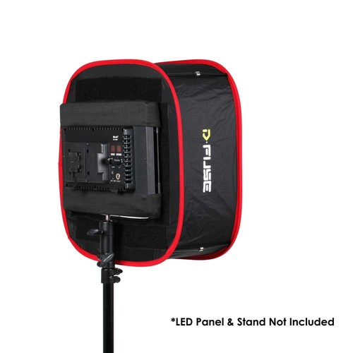 D-FUSE Instant Pop Up 1x1 LED Light Panel Softbox Collapsible Diffuser ...