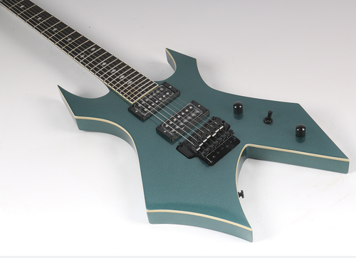 Custom Rich Warlock 7-string Electric Guitar Green Tremolo Bridge Free ...
