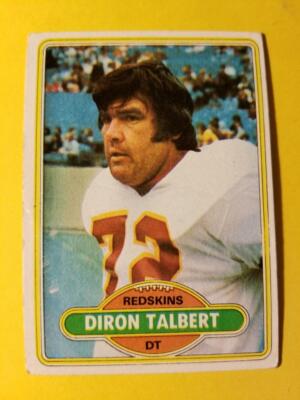 VINTAGE DIRON TALBERT #234 WASHINGTON REDSKINS - TEXAS LONGHORNS - 1980 ...