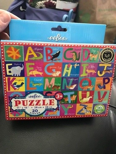 Eeboo Animal Alphabet Puzzle 20 Pieces New!!! | eBay