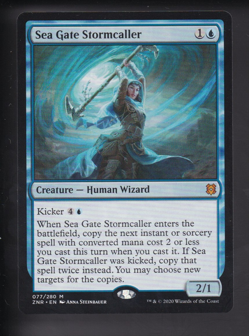 MTG Zendikar Rising * Sea Gate Stormcaller * x1 - Legendsonmain | eBay