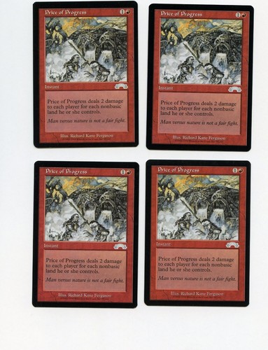 4x Price of Progress Exodus all NM- Magic the Gathering MtG 1 | eBay