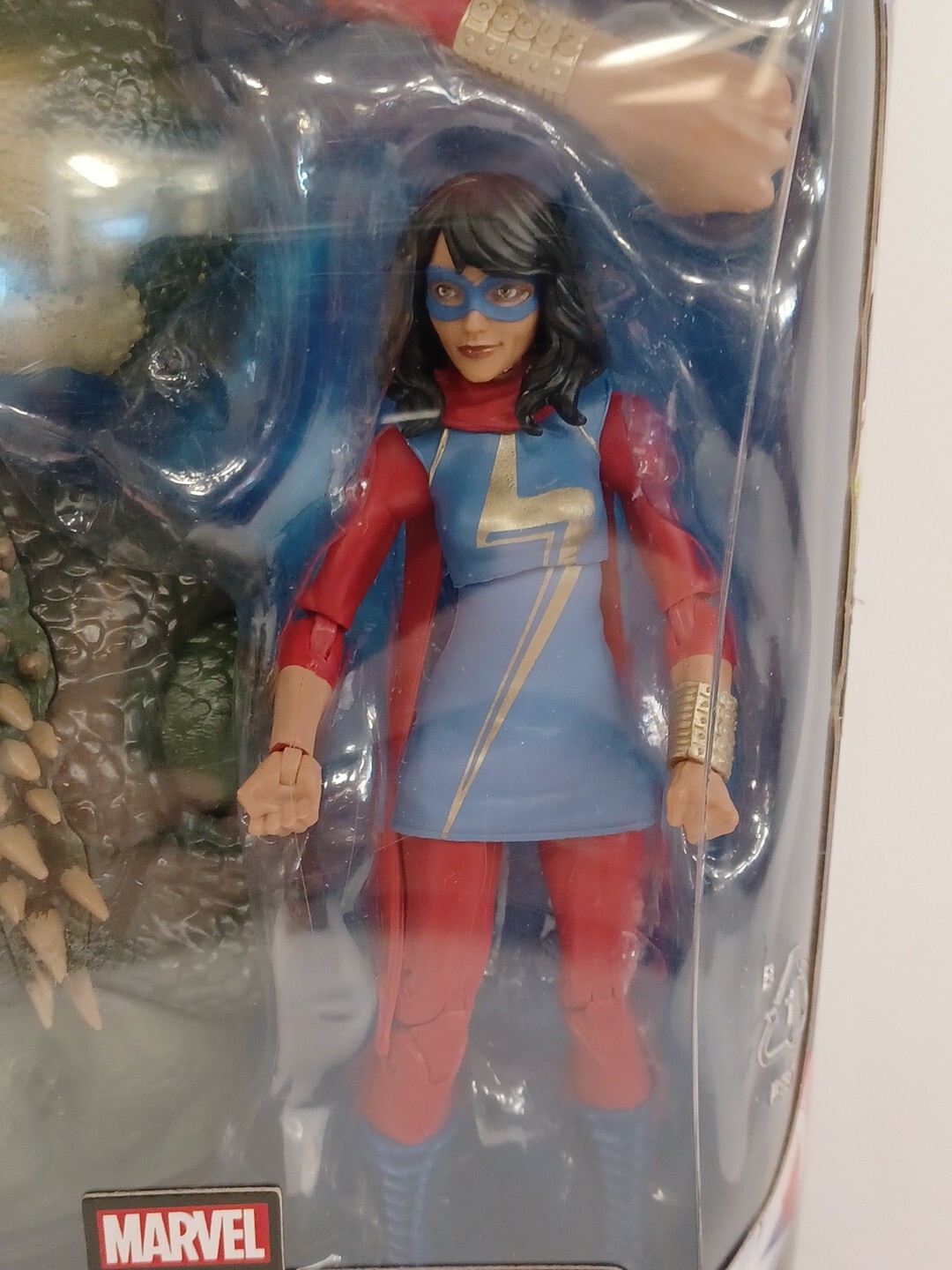 Marvel Legends Hasbro Abomination BAF GAMERVERSE MS. MARVEL 6" Action ...