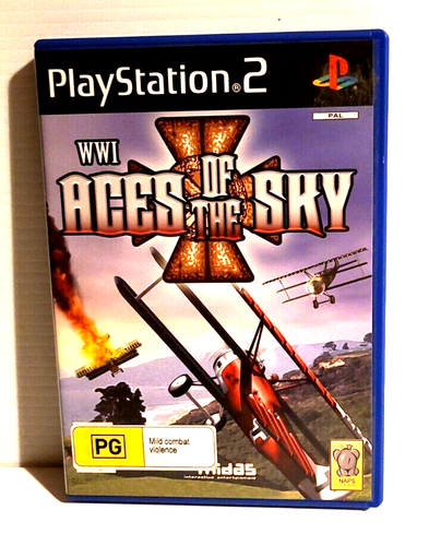 WWI: Aces Of The Sky PlayStation 2 PS2 with Manual Tested Free Tracked ...