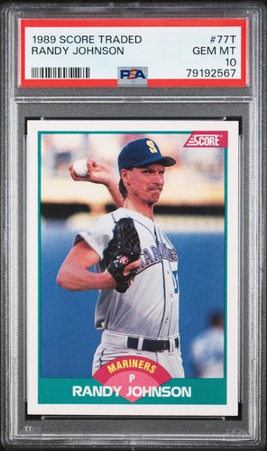1989 SCORE TRADED #77T RANDY JOHNSON PSA 10 | eBay