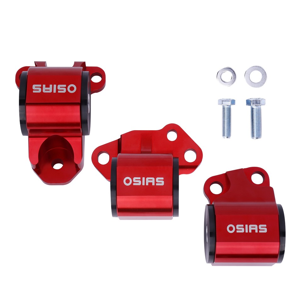 FOR BILLET ALUMINUM 2 BOLT ENGINE MOUNT KIT EG EH/DC D15/D16 B16/B18 ...