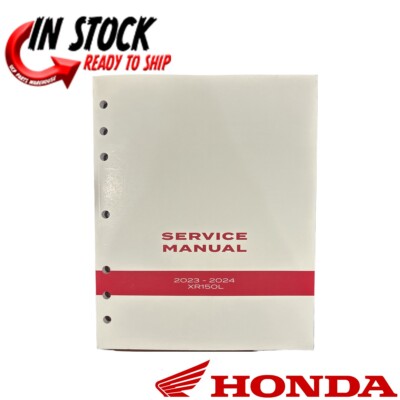 HONDA SERVICE MANUAL BOOK 2023-24 XR150L OEM NEW GENUINE 61KRH00 | eBay