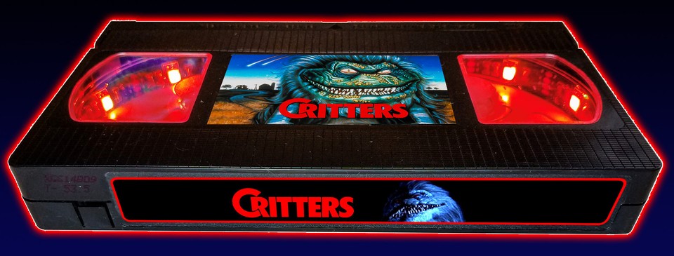 Critters (1987) - Retro VHS Lamp +Remote Control - 80s Horror Movie | eBay