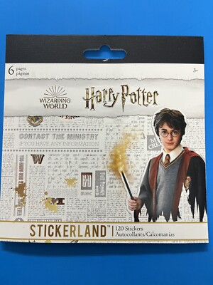 Harry Potter - Wizarding World Stickerland Pad 6 Sheets By Sandy Lion ...