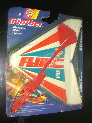 80'S VINTAGE GUNTHER FREEFLIGHT MODEL AIRPLANE DELTA 1412 GLIDER MIB | eBay