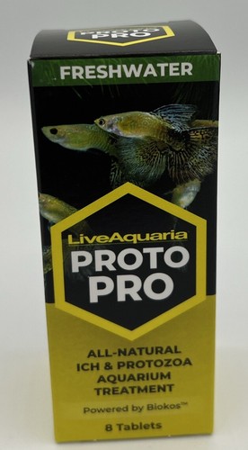 LiveAquaria Proto Pro Freshwater 8 Tablets Ich & Protozoa Aquarium ...