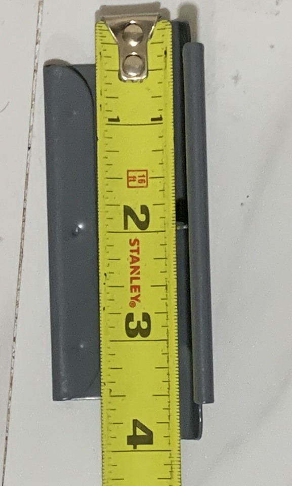 Edsal Muscle Rack D Steel Post Coupling GREY (4 Pack) 4"H x 1.375"W x 1 ...