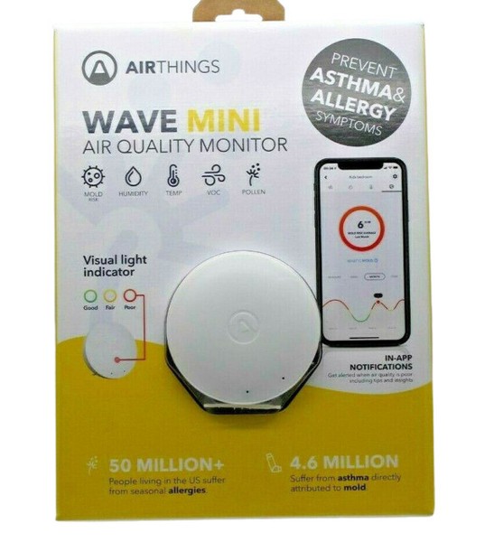 Airthings Wave Mini Smart Indoor Quality Monitor Model 2928 for sale ...