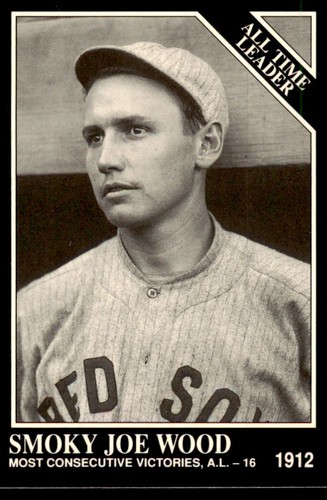 1991 The Sporting News Conlon Collection Smoky Joe Wood Baseball Cards ...