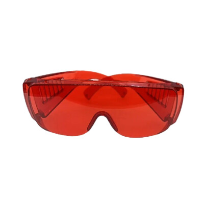 Dental Red Safety Glasses Eyewear Protection Anti Shock Lab Spectacles ...