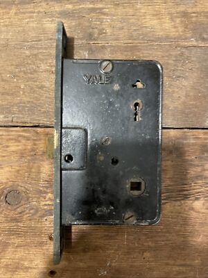 Antique Yale Mortise Lock, Door Hardware, Victorian, Pocket Lock | eBay
