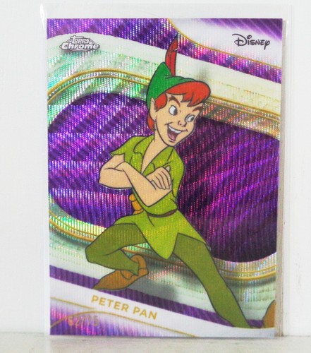 2025 Topps Chrome Disney #157 Peter Pan Purple Refractor 62/75 | eBay