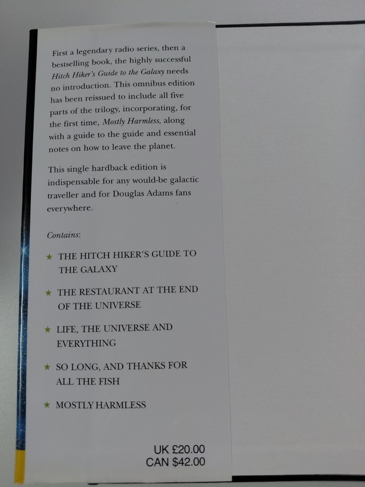 Douglas Adams the Hitchhiker's Guide to the Galaxy radio series and ...