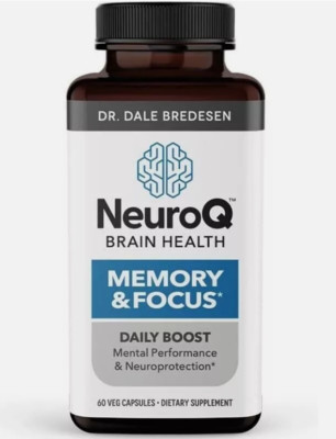 LifeSeasons NeuroQ Brain Health Memory & Focus Neuroprotective 60 veg ...