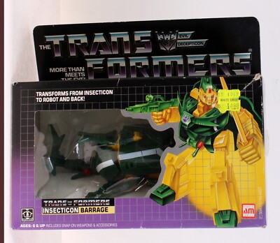 Vintage Transformers Barrage Deluxe Insecticons MIB C-8+ | eBay