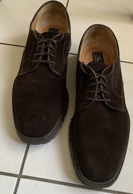 Italian Made men suede oxford shoes size 11.5 faconnable shoes. | eBay