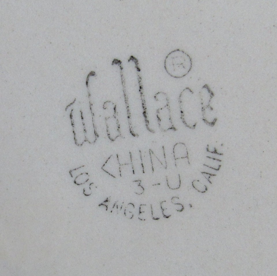 Wallace China El Rancho Pattern Western Cowboy Ranch Dinnerware China ...