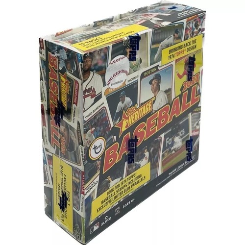2023 Topps Heritage Hobby Baseball Factory Sealed Unopened MEGA Box ...