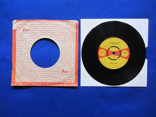 Elmore James 7” It hurts me too b/w Bleeding heart (1965 USA Sue Records) EX/VG+ | eBay