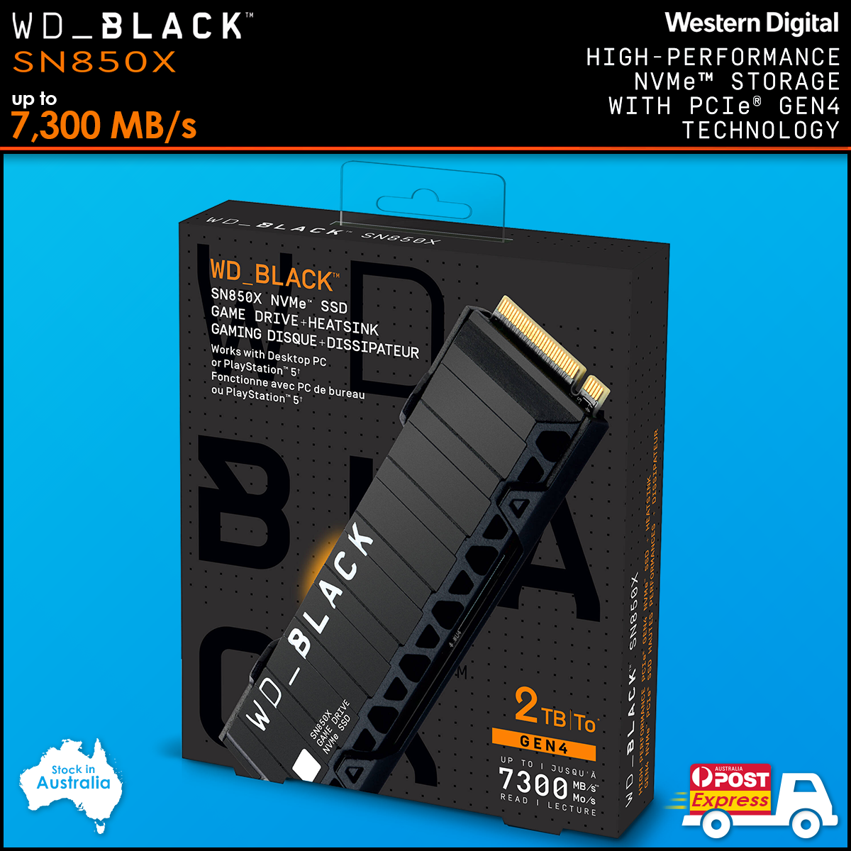 TOP RATED PC PS5 SSDs: WD BLACK SN850X Seagate FireCuda 530 Samsung 990 980 PRO | eBay
