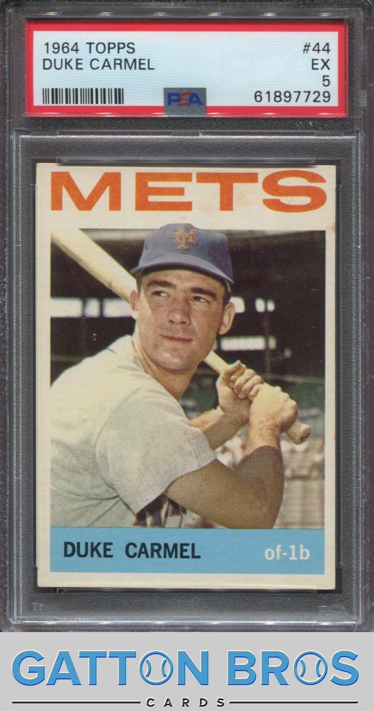 1964 Topps Duke Carmel #44 PSA 5 EX | eBay