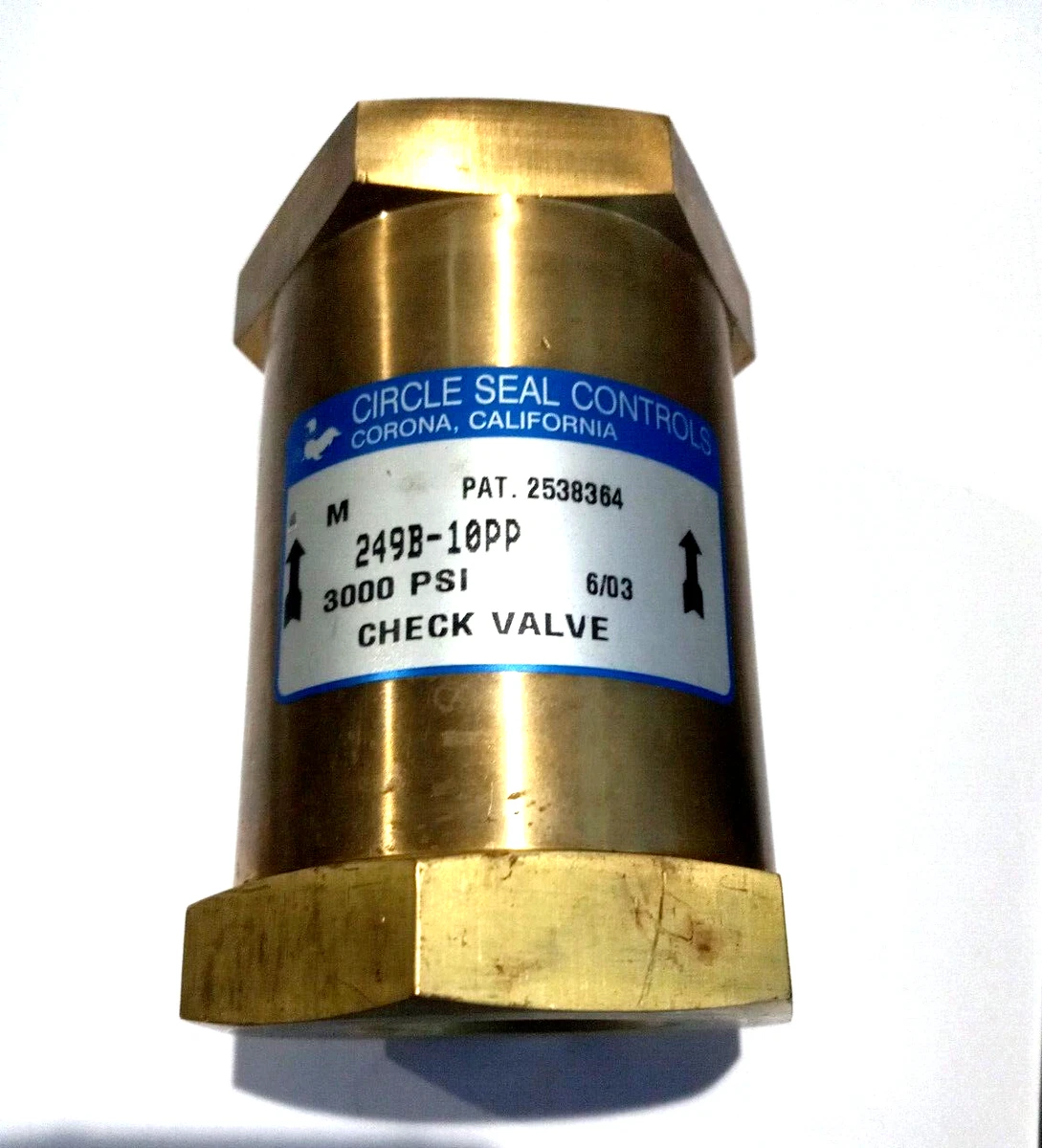 Circle Seal Check Valve 1/2 Inch Female NPT To PSIG, 58% OFF