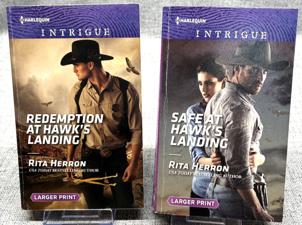 Harlequin Intrigue Books RITA HERRON Cowboy Romance Law Enforcement PB ...
